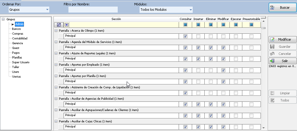Permisos - Brilo ERP Docs