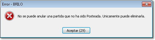 Partidas - Brilo ERP Docs