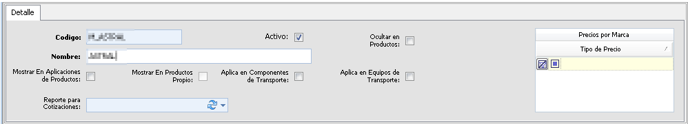 Marcas - Brilo ERP Docs