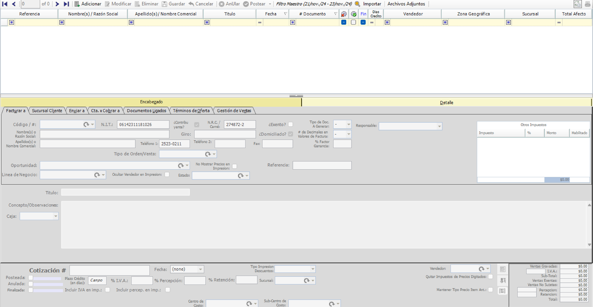 Cotizaciones - Brilo ERP Docs