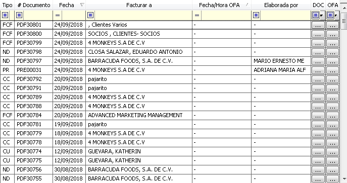 Documentos Pendientes - Brilo ERP Docs
