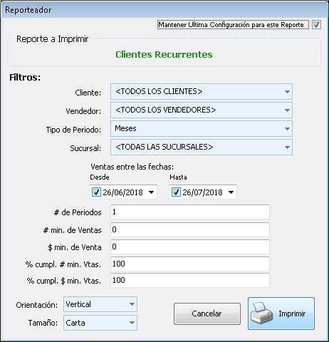 Clientes Recurrentes - Brilo ERP Docs